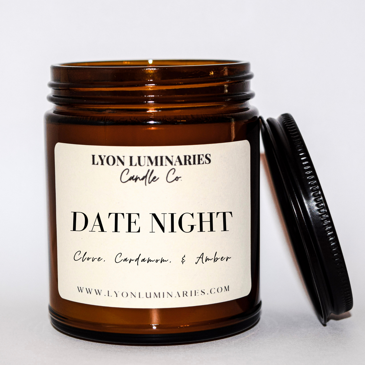 Date Night Soy Blend Candle – LYON Luminaries Candle Co.