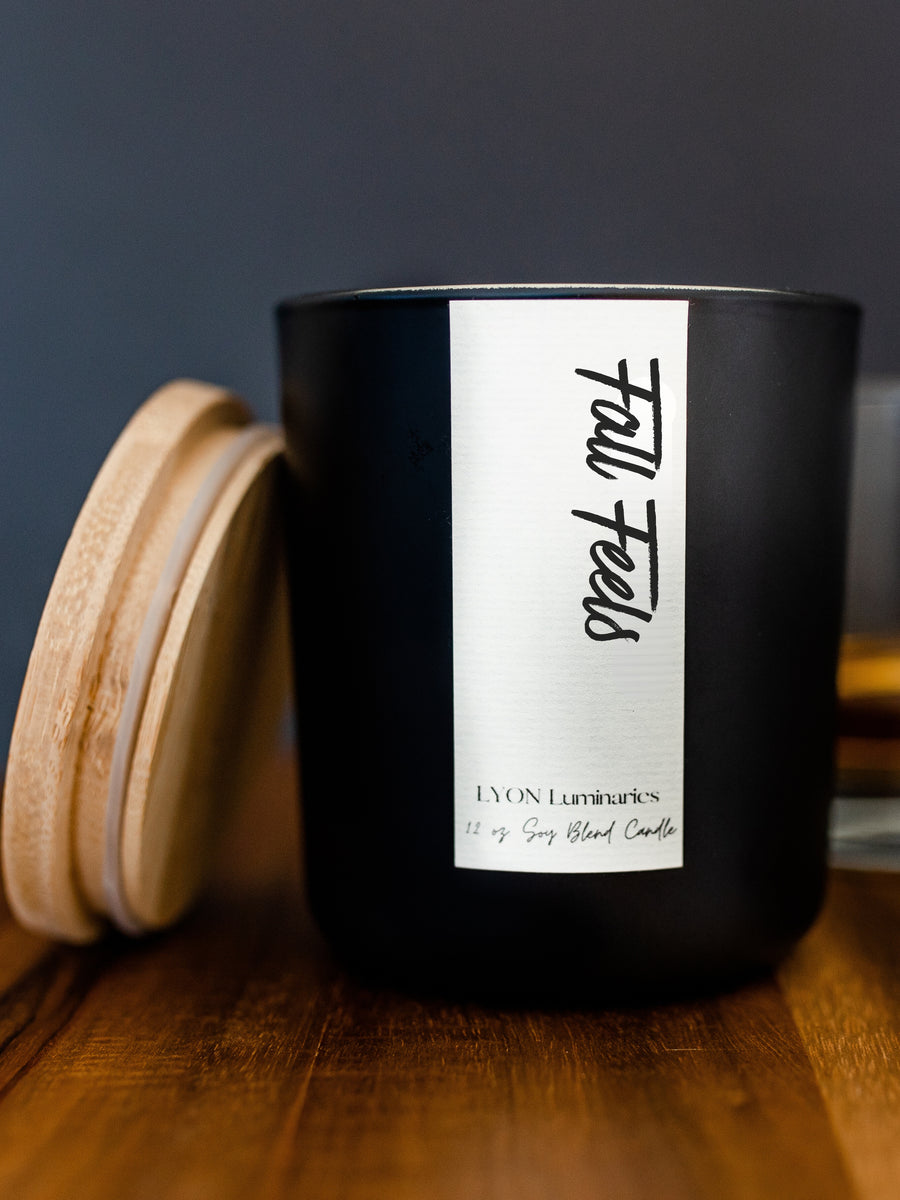 Fall Feels Luxe Soy Blend Candle – LYON Luminaries Candle Co.