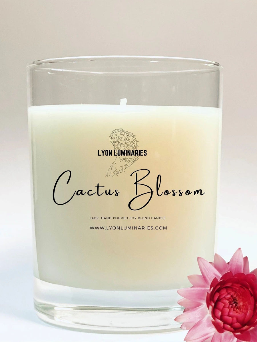 Cactus Blossom Soy Blend Candle – LYON Luminaries Candle Co.